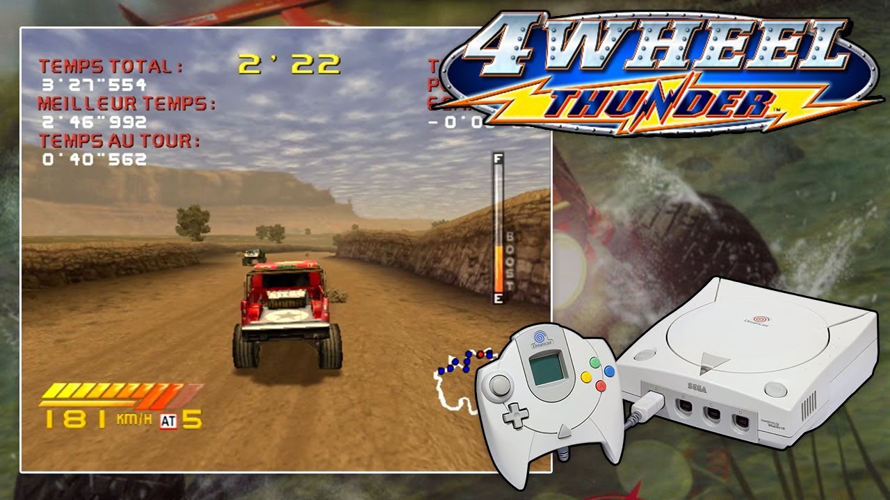 🎮🔎 4 WHEEL THUNDER 🔸 De la COURSE bien ARCADE, made in FRANCE - YouTube