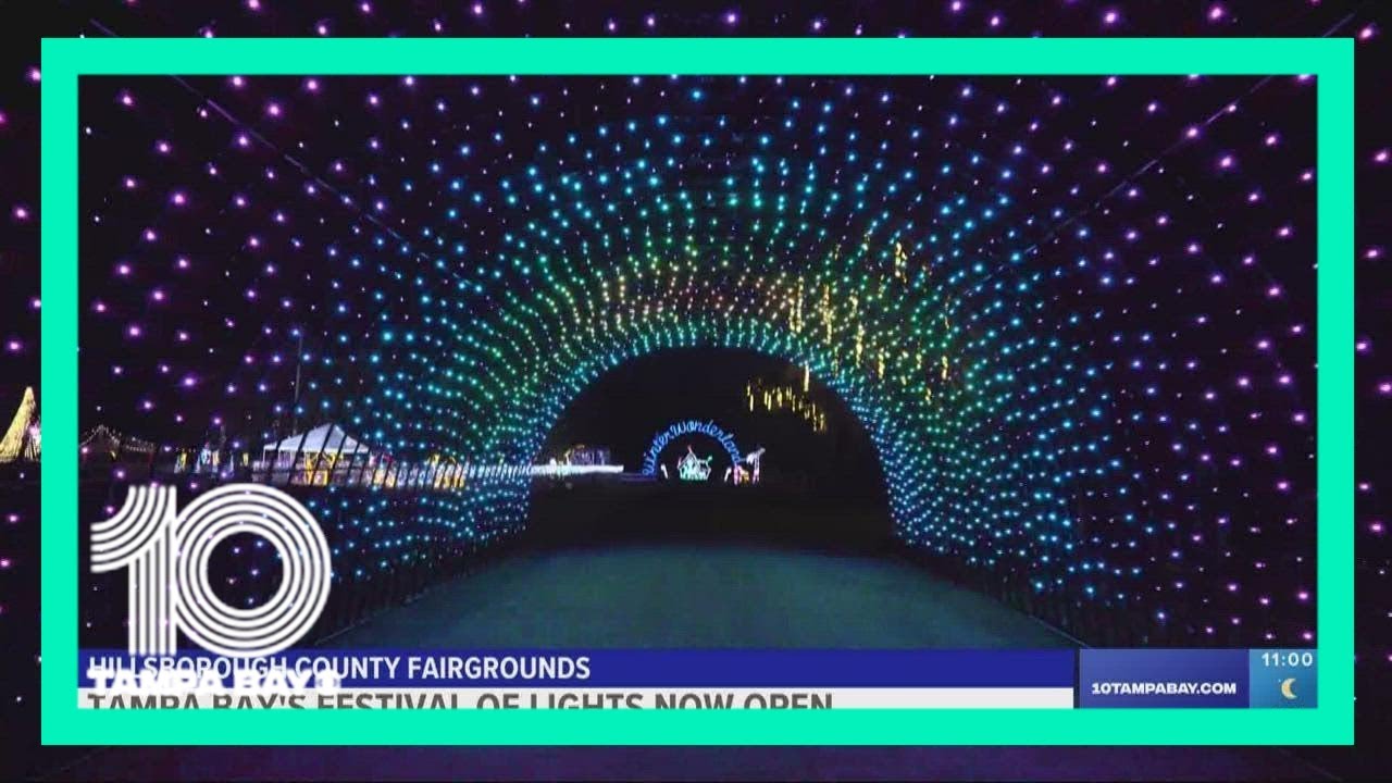Tampa Bay's Festival of Lights now open for 2022 season - YouTube