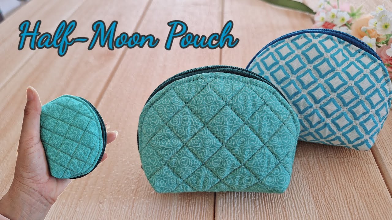 Half-Moon Pouch. Mini Pouch. Mini Purse. Coin pouch. Coun purse. Mini ...