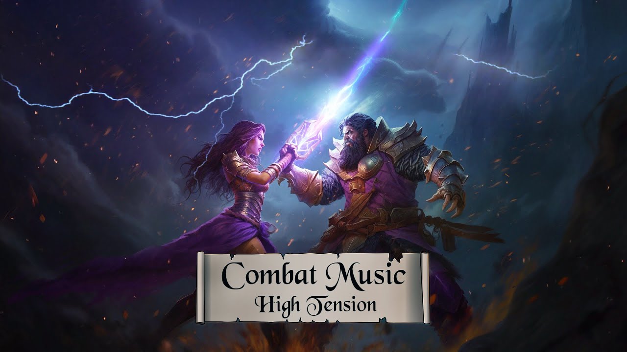 ⚔ Combat Fantasy Music - High Tension | D&D - RPG | Epic Dynamic ...