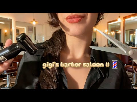 ASMR TÜRKÇE BERBER ROLEPLAY 2 | soft spoken ve sakız eşliğinde 💈