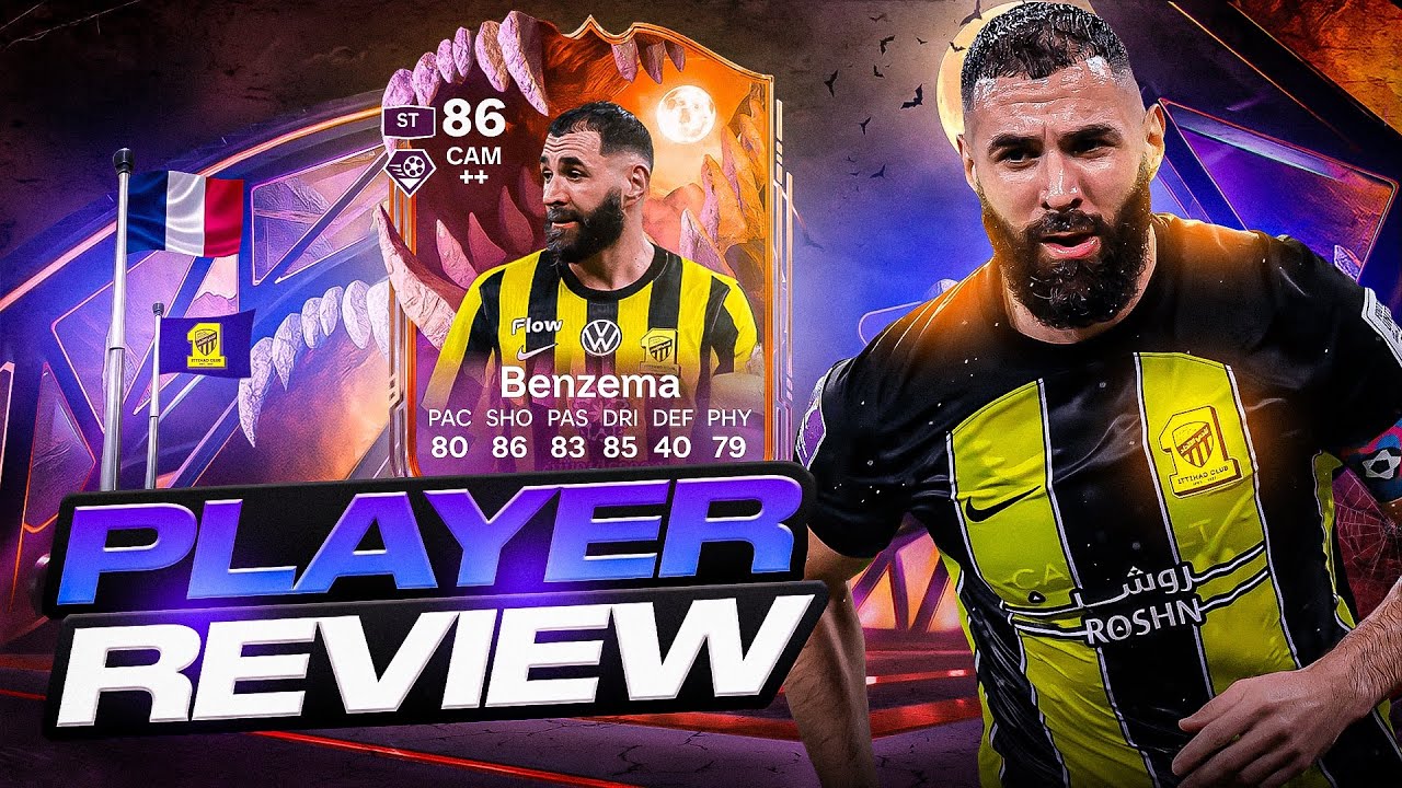 86 ULTIMATE SCREAM BENZEMA OBJECTIVE PLAYER REVIEW - EA FC 26 ULTIMATE ...