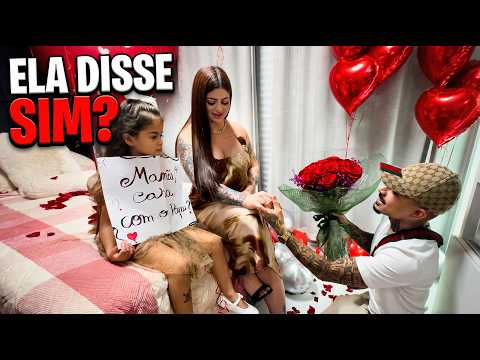 Ela achava que era um dia normal.. então eu fiz isso 🥹❤️💍