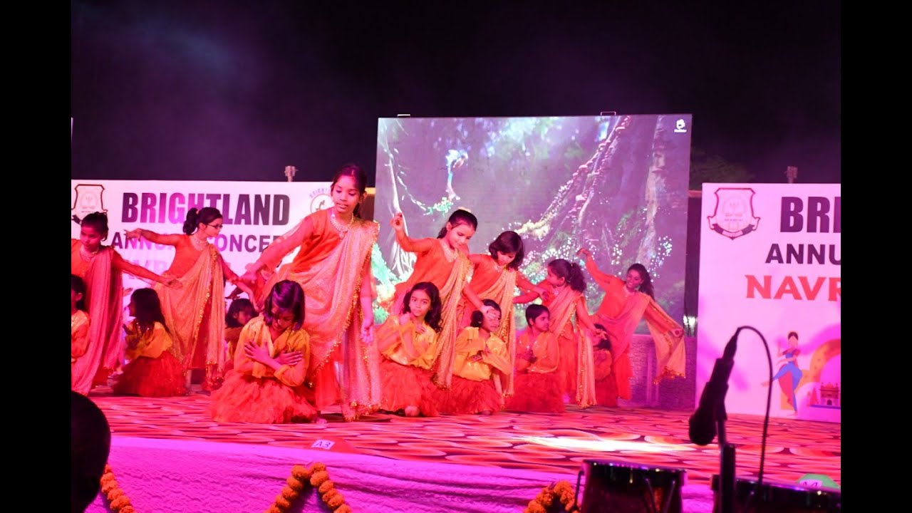 Dance on Navras - Vatsalya Ras #Brightland School Annual Day 2022 - YouTube