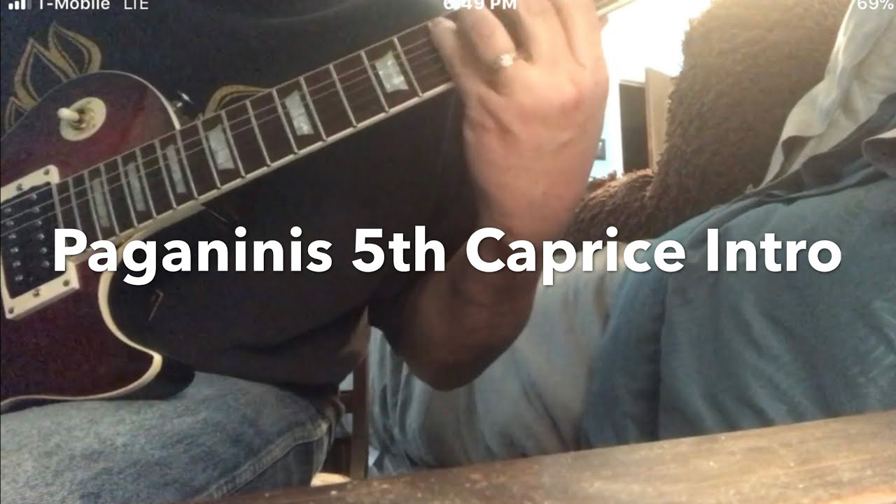 Paganinis 5th Caprice Intro, diy lp guitar, Guitar Madness alnico ...
