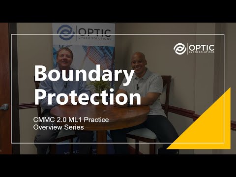 Boundary Protection (SC.L1-3.13.1) - YouTube