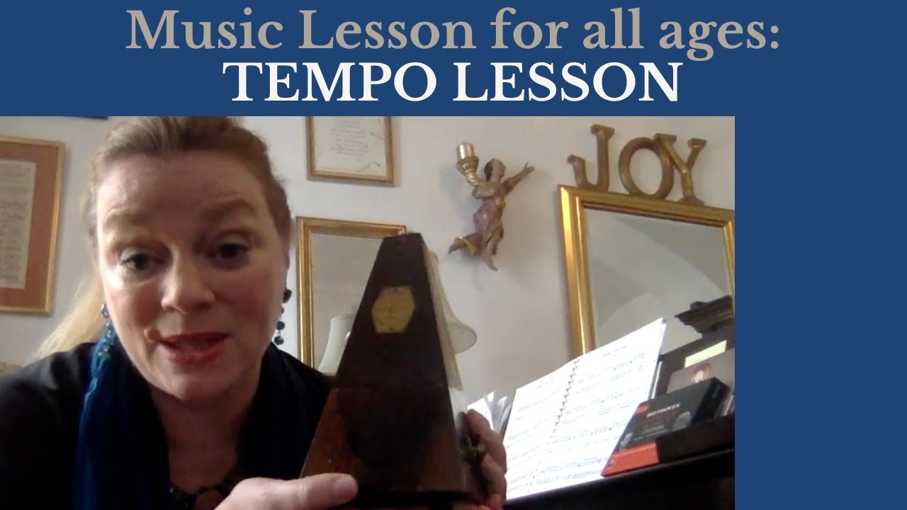 Music Lesson for all ages: TEMPO LESSON - YouTube