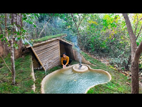 Girl Live Off Grid Built The Most Secret Swimming Pool Underground ...