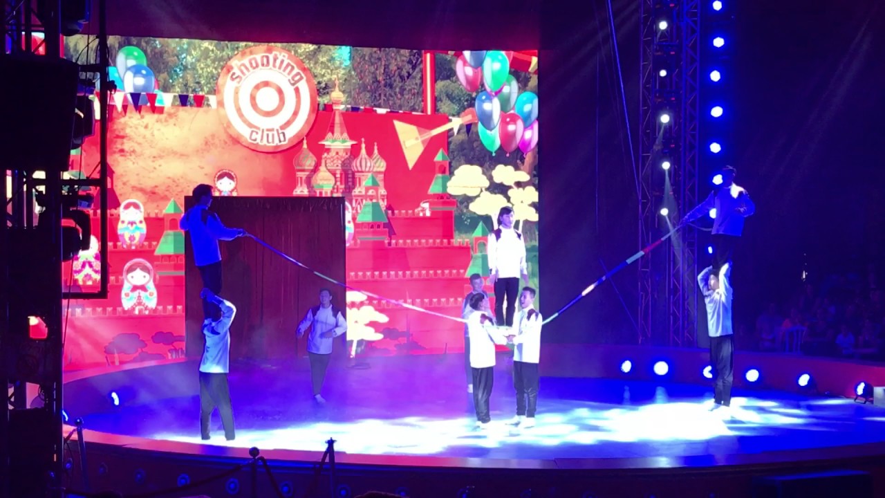 Jump on a rope - Moscow Circus 2017 - YouTube