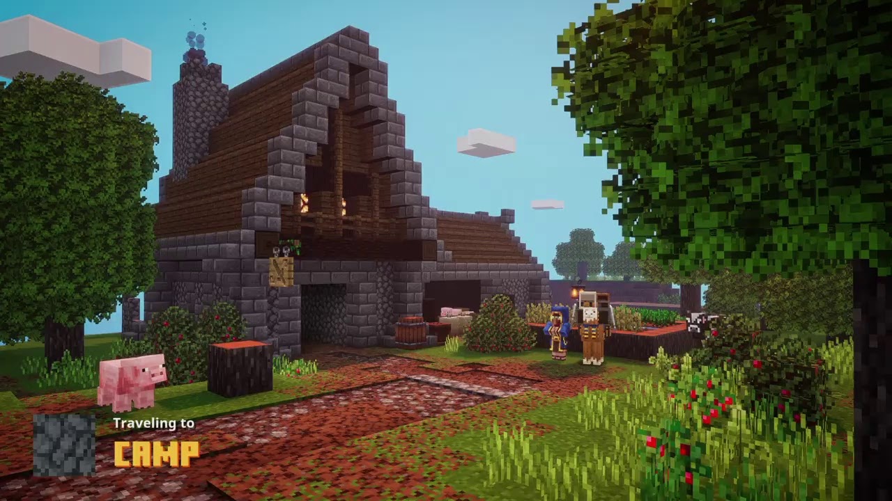 Minecraft dungeons Farming - YouTube