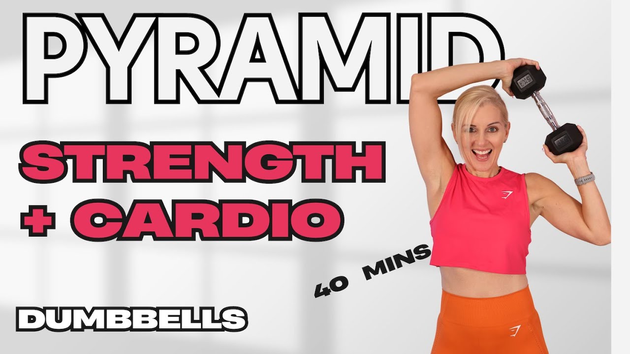 40-Minute Full Body Dumbbell Pyramid Workout 🏔️🔥 - YouTube