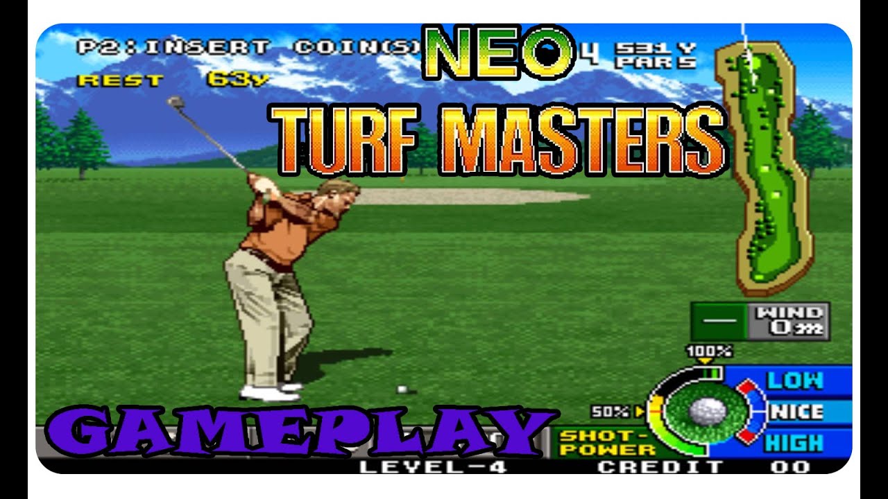 JUEGOS RETRO / GOLF TURF MASTERS - YouTube