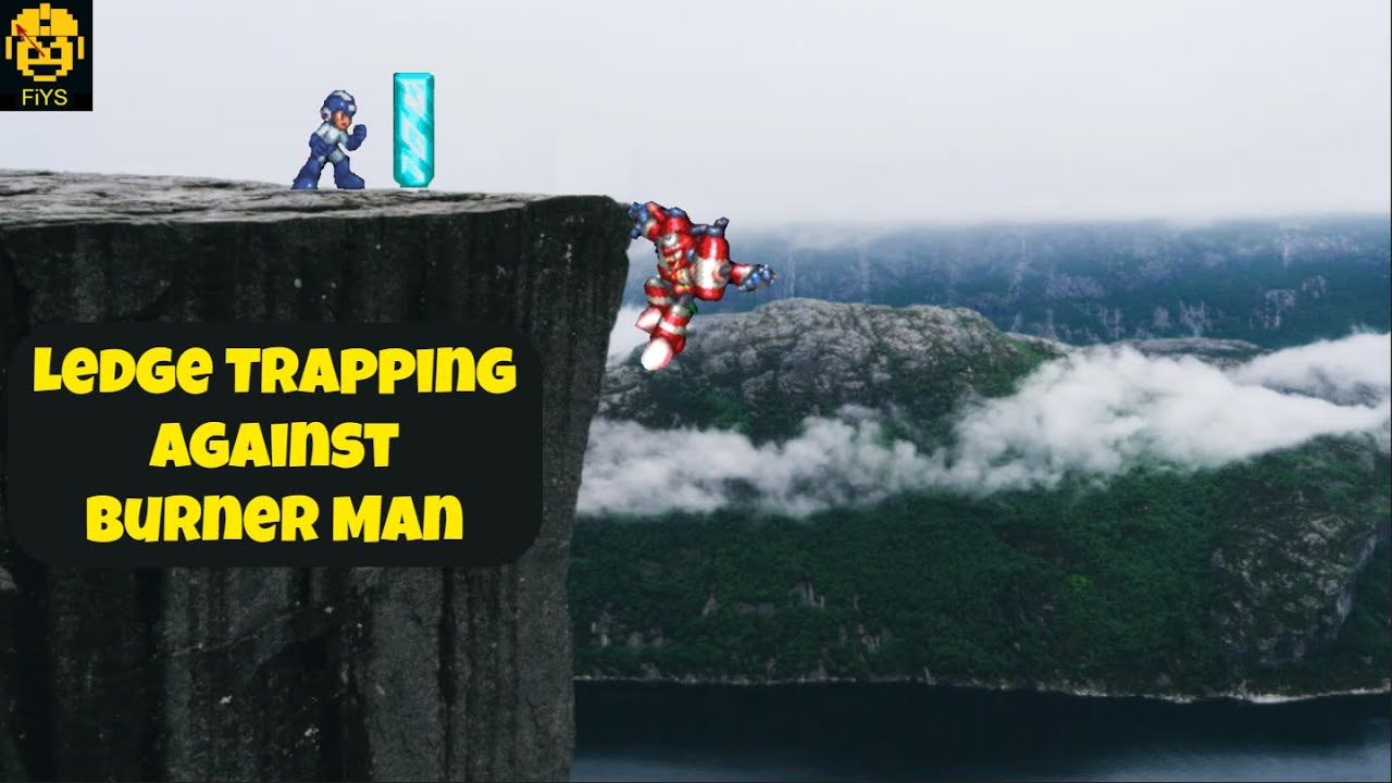 How to beat Burner Man with Ledge Trapping: Mega Man & Bass meets Super ...