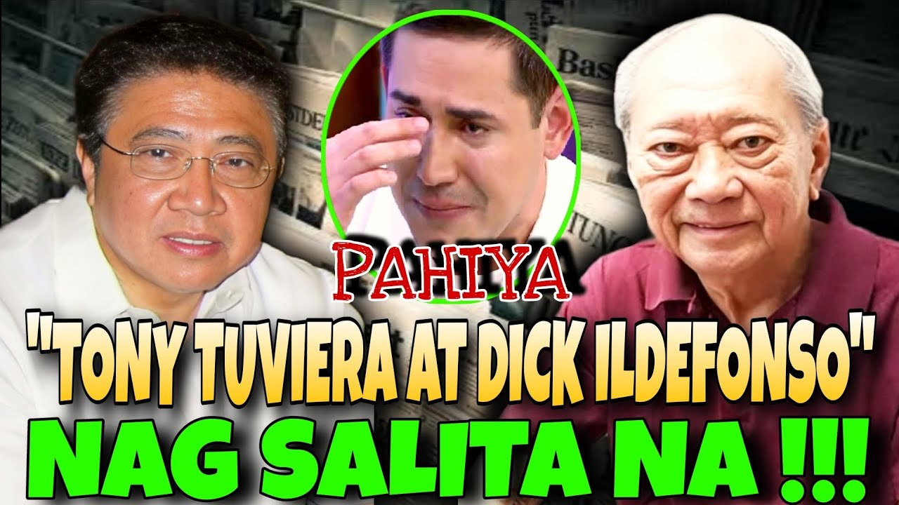 TONY TUVIERA AT DICK ILDEFONSO NAG SALITA NA ️TVJ TALAGA ANG MAY ARI NG ...