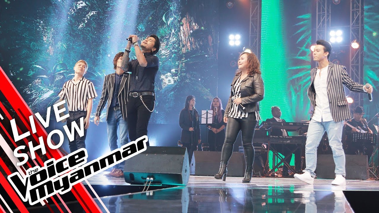 TeamRZN: ၿငိမ္းခ်မ္းျခင္းရဲ႕ေတးသံ (R Zarni) | Live Show - The Voice ...