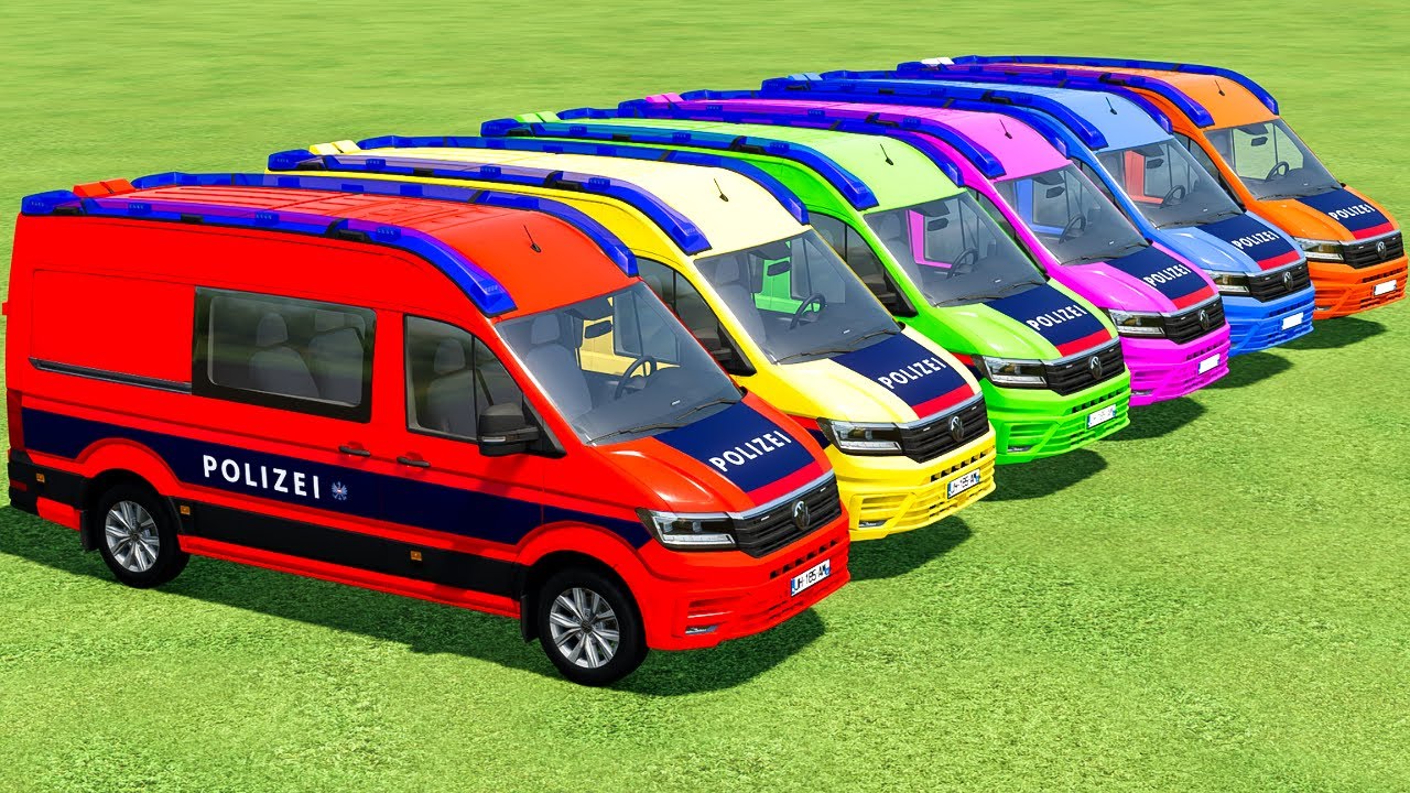 DELIVERING POLICE MERCEDES G CLASS, PEUGEOT & VW CRAFTER WITH LIZARD ...