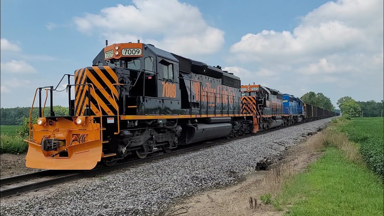 A Real Quick One Wheeling & Lake, Erie Rock Train At Arcade Road ...