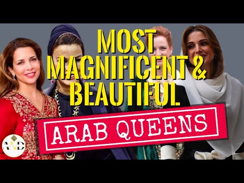 🫅9 Most Magnificent & Beautiful Arab Queens 👸🏻 - YouTube