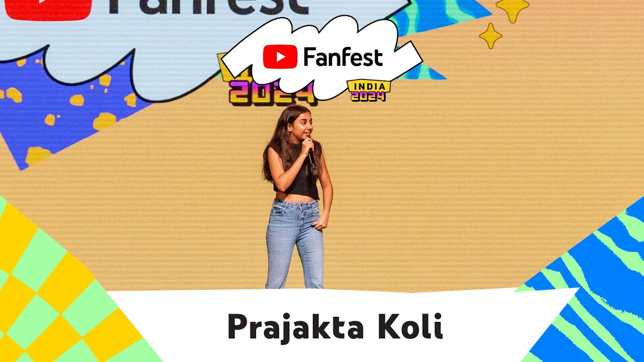 Prajakta Koli | YouTube Fanfest India 2024 - YouTube