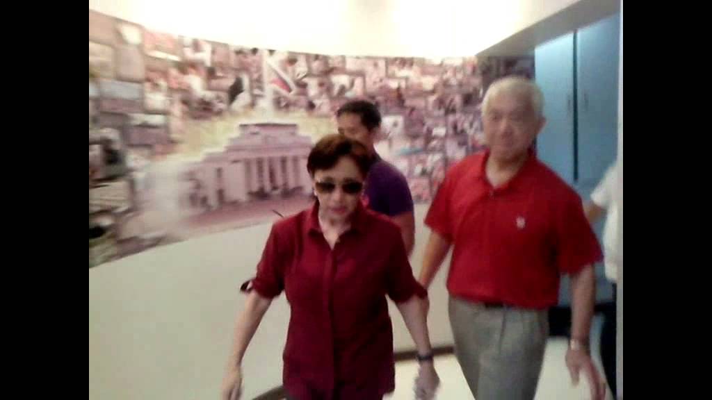 Gov. Hermilando "Dodo" Mandanas welcomed by Gov. Vilma Santos at ...
