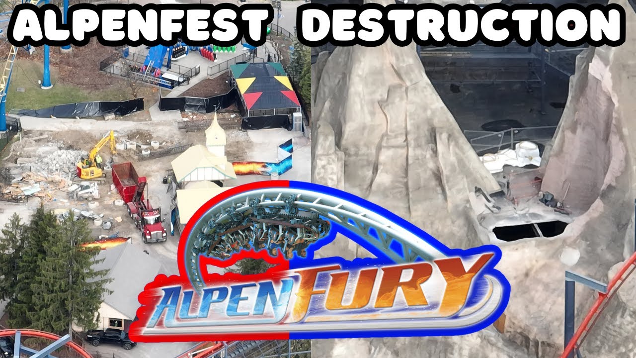 Canada's Wonderland AlpenFury Big Update - YouTube