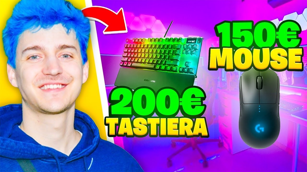 Provo IL MOUSE e LA TASTIERA di NINJA! Fortnite ITA - YouTube