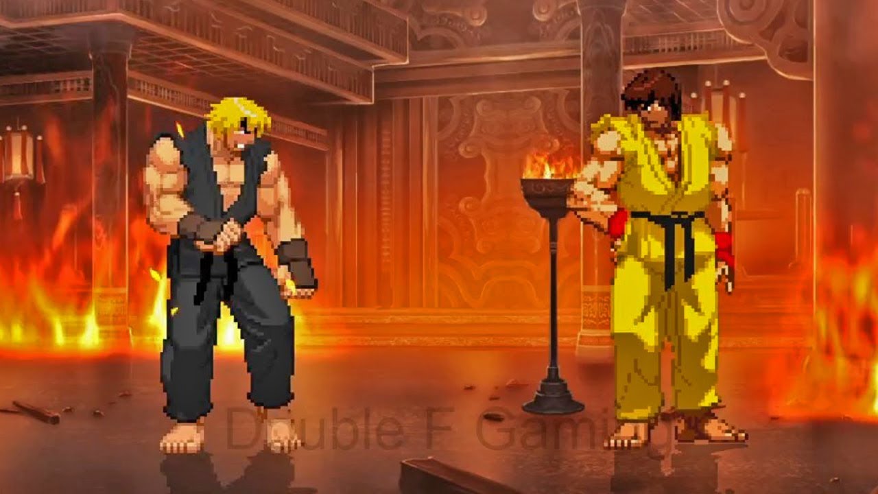 [Street Fighter Mugens] Fire Ken VS ShinKen - YouTube