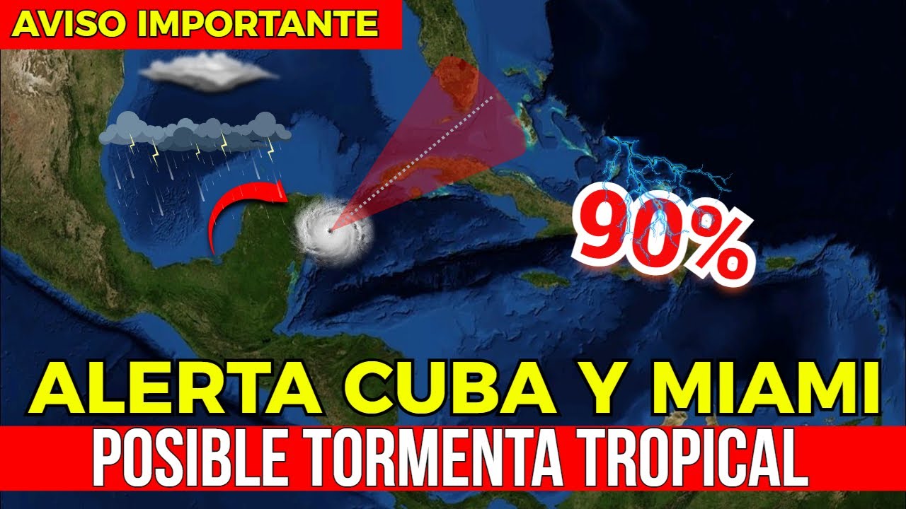 Posible Tormenta Tropical Alex Podría Impactar el Occidente de Cuba y ...
