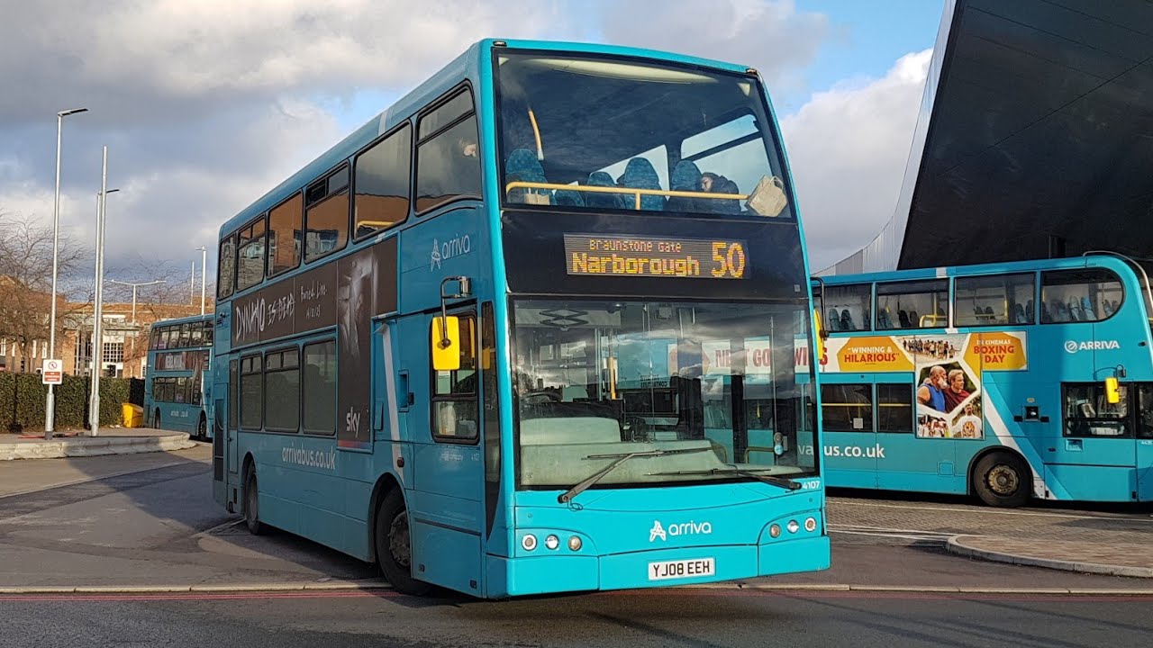 *RAGGED BEAST* Ride on Arriva Midlands' Volvo B9TL Optare Olympus, 4107 ...