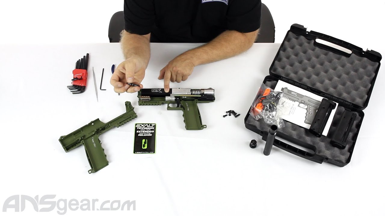 Exalt Tippmann TiPX-TCR Extended Magazine Release - Review - YouTube