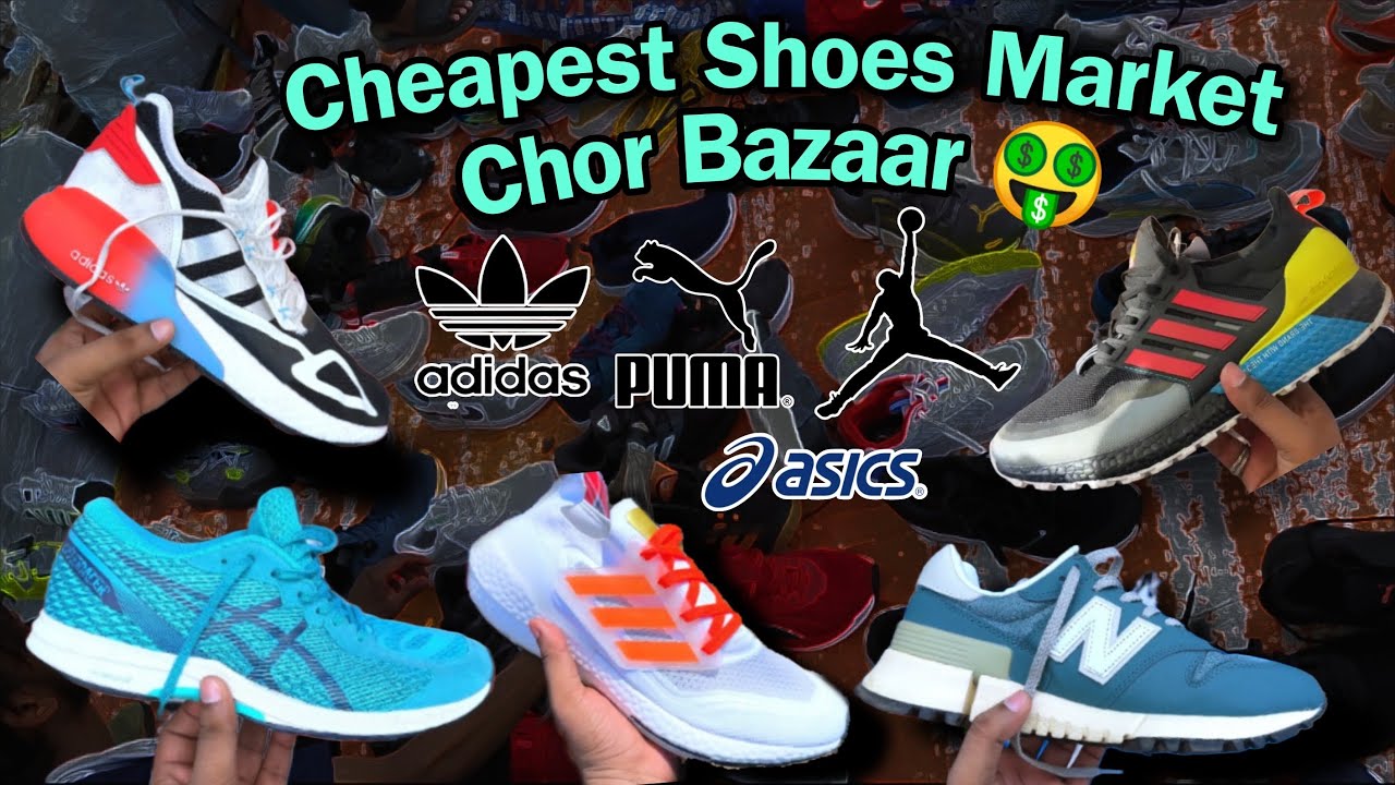 Best Shoes Jama Masjid Chor Bazaar Shoes Market | Best Sports Shoes Lal ...