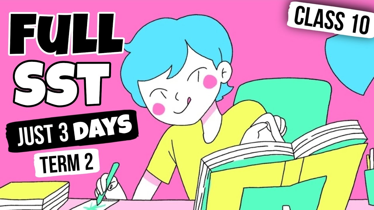 How To Complete Class 10 Sst Term 2 in just 3 days | Score 40/40 In ...