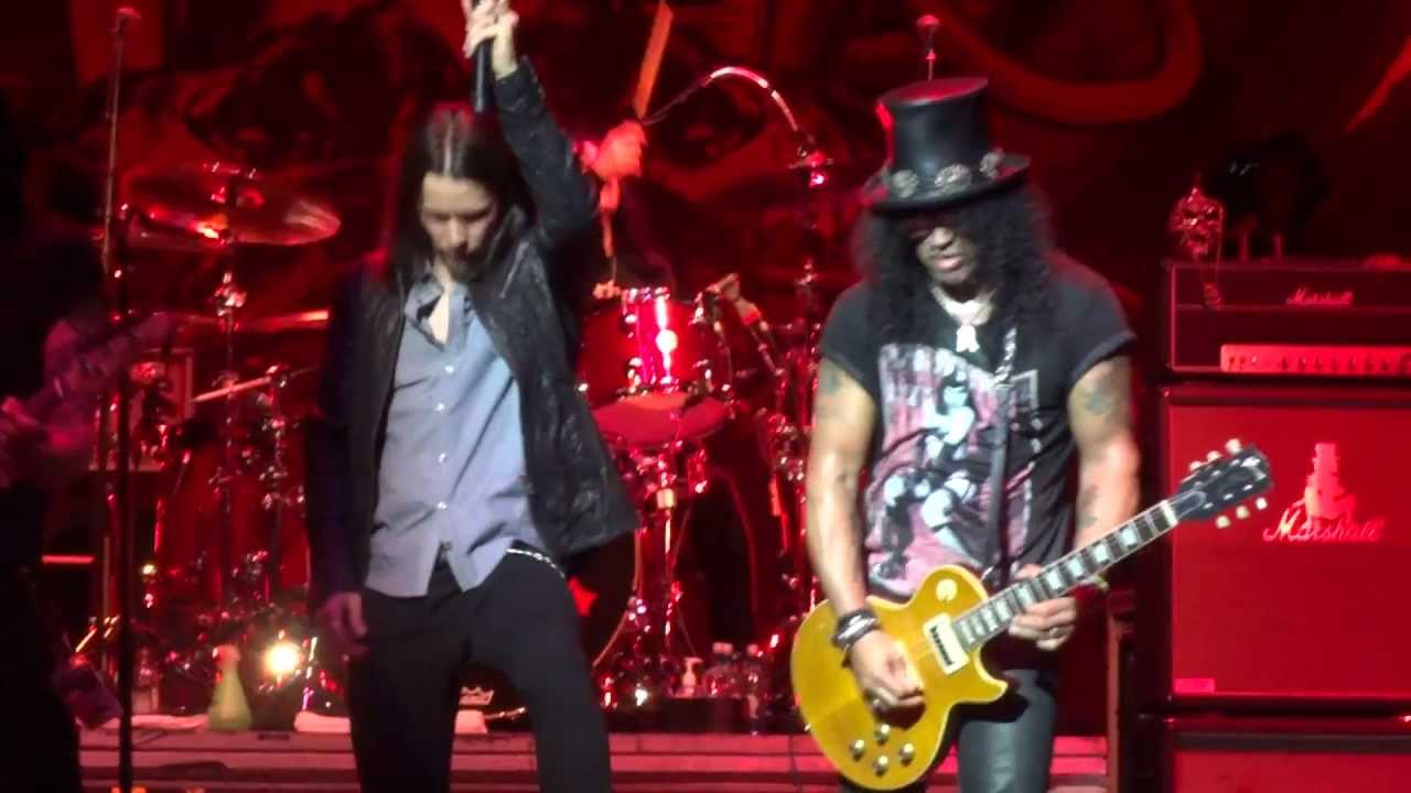 Slash (Myles) Rocket Queen Continues - Live NZ Christchurch 1080p Part ...