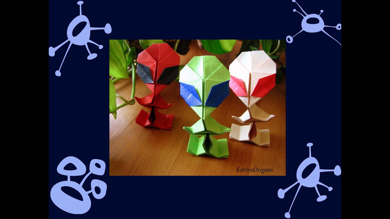 Origami Alien - YouTube