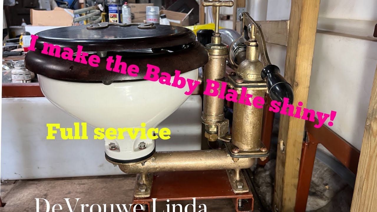 I strip down and rebuild Baby Blake toilet. And hook it up. - YouTube