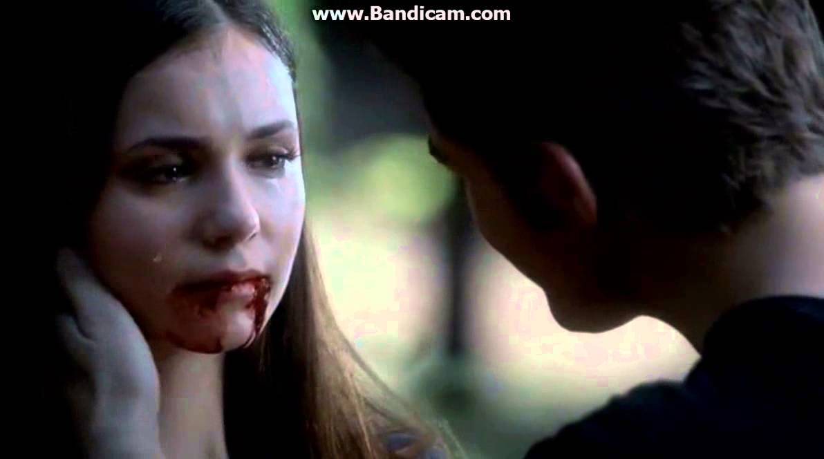 The Vampire Diaries 4x02 - Opening, Stelena kiss. - YouTube