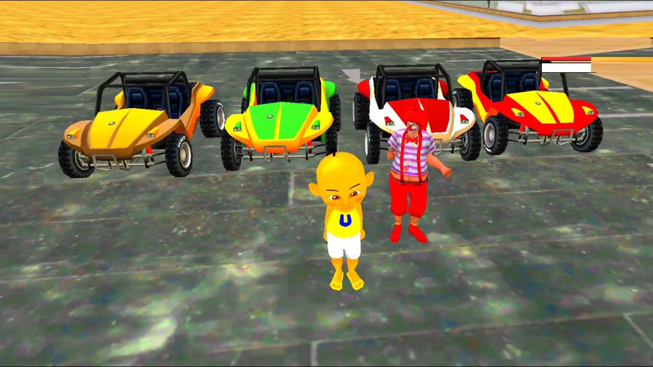 Paman Badut ajak Upin naik mobil boboy kereen🤩 - YouTube