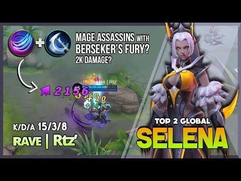 New Killing Machine of Mage Assassins! ʀᴀᴠᴇ | Rtz’ Top 2 Global Selena ~ Mobile Legends