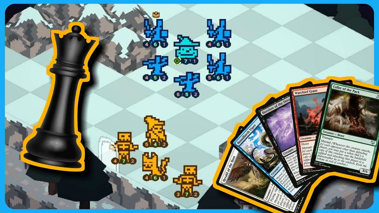 CHESS meets MAGIC THE GATHERING in this strategy roguelike (WizardChess ...