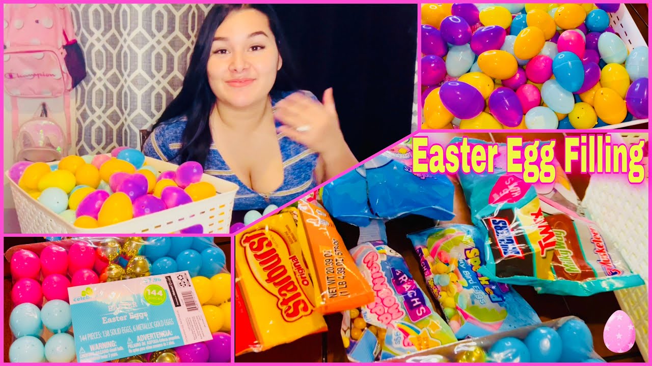 FILLING EASTER EGGS WITH CANDY | WHATS IN MY KIDS EASTER EGGS 2022 ...