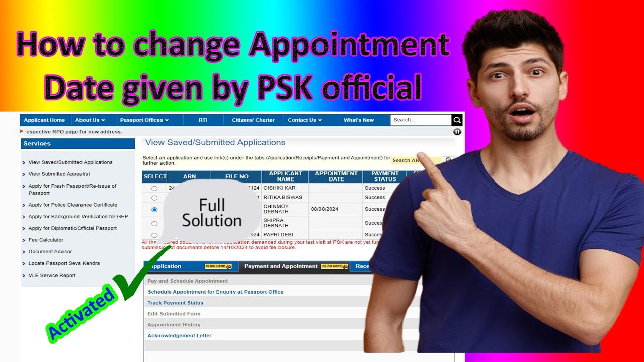 How To Change Passport Appointment Date That Given By Passport PSK how-to-change-passport-appointment-date-that-given-by-passport-psk