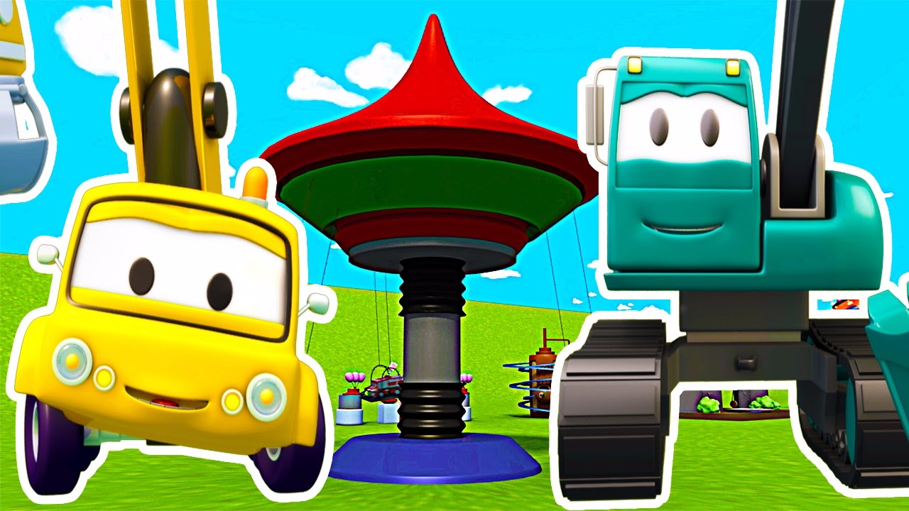 Construction Squad: the Dump Truck and the Excavator build Flying ...