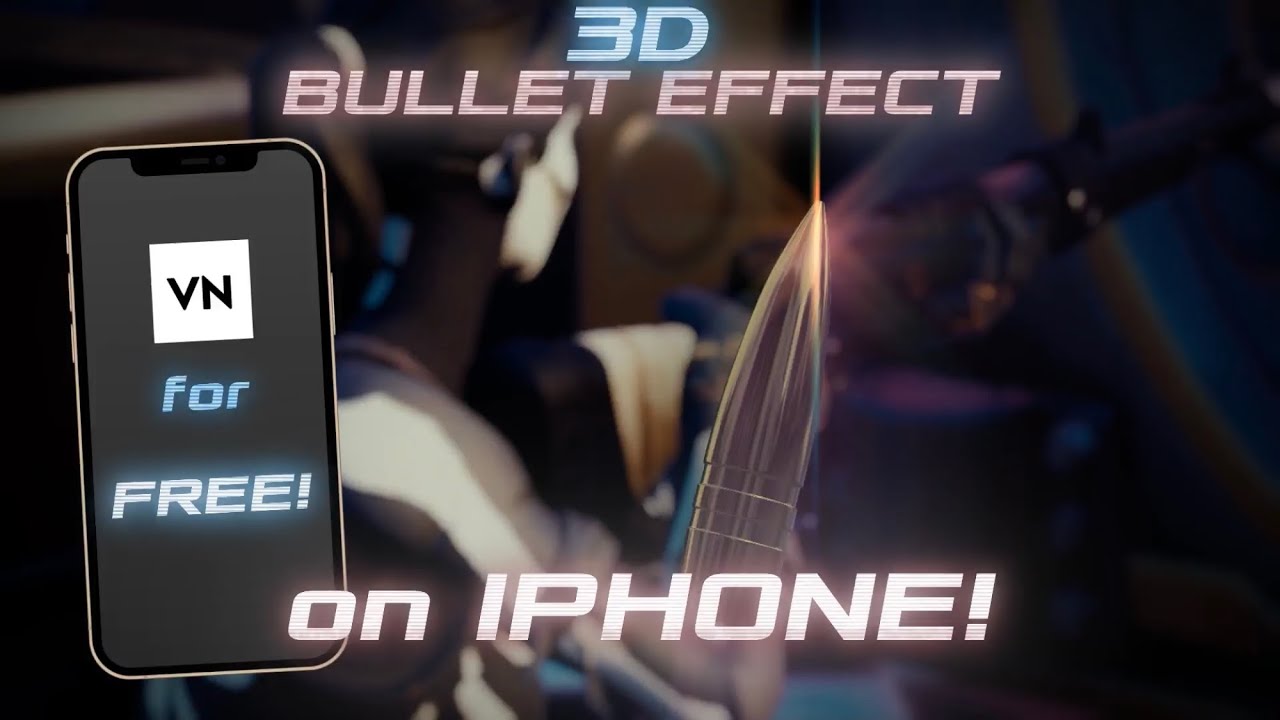 3D *BULLET EFFECT* on IPHONE! (tutorial) - YouTube