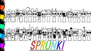 Incredibox Sprunki New Coloring Pages How To Color Sprunki Original Vs ...