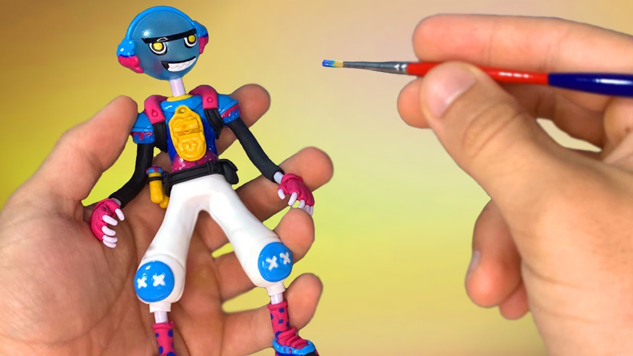 How to make GUMBO from FORTNITE CHAPTER 3 with POLYMER CLAY - YouTube