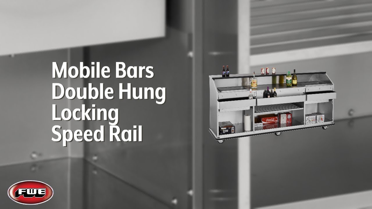 Mobile Bars - Locking Bottle Speed Rail - YouTube