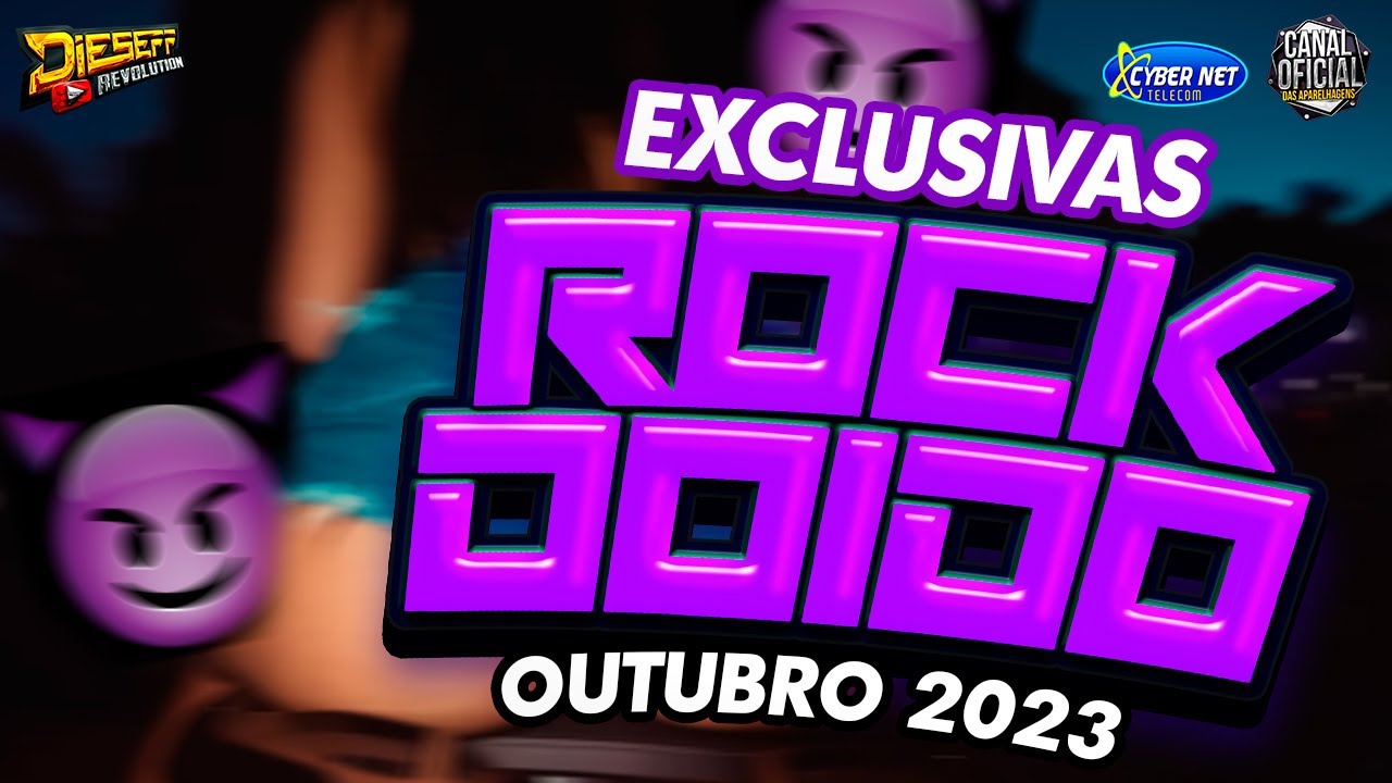SET ROCK DOIDO AS EXCLUSIVAS DE OUTUBRO 2023 4K ( PRA ESTOURAR NO SEU SOM )