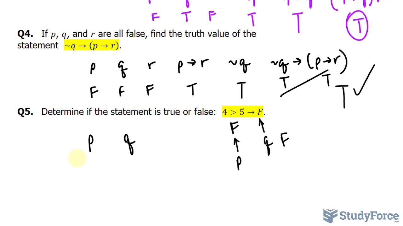 📚 How to find truth value without a truth table (Part 2) - YouTube