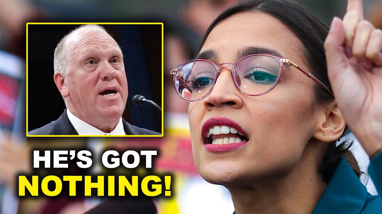 Trump Border Czar Gets SCHOOLED By AOC As ICE Raid Reality Crashes Down ...