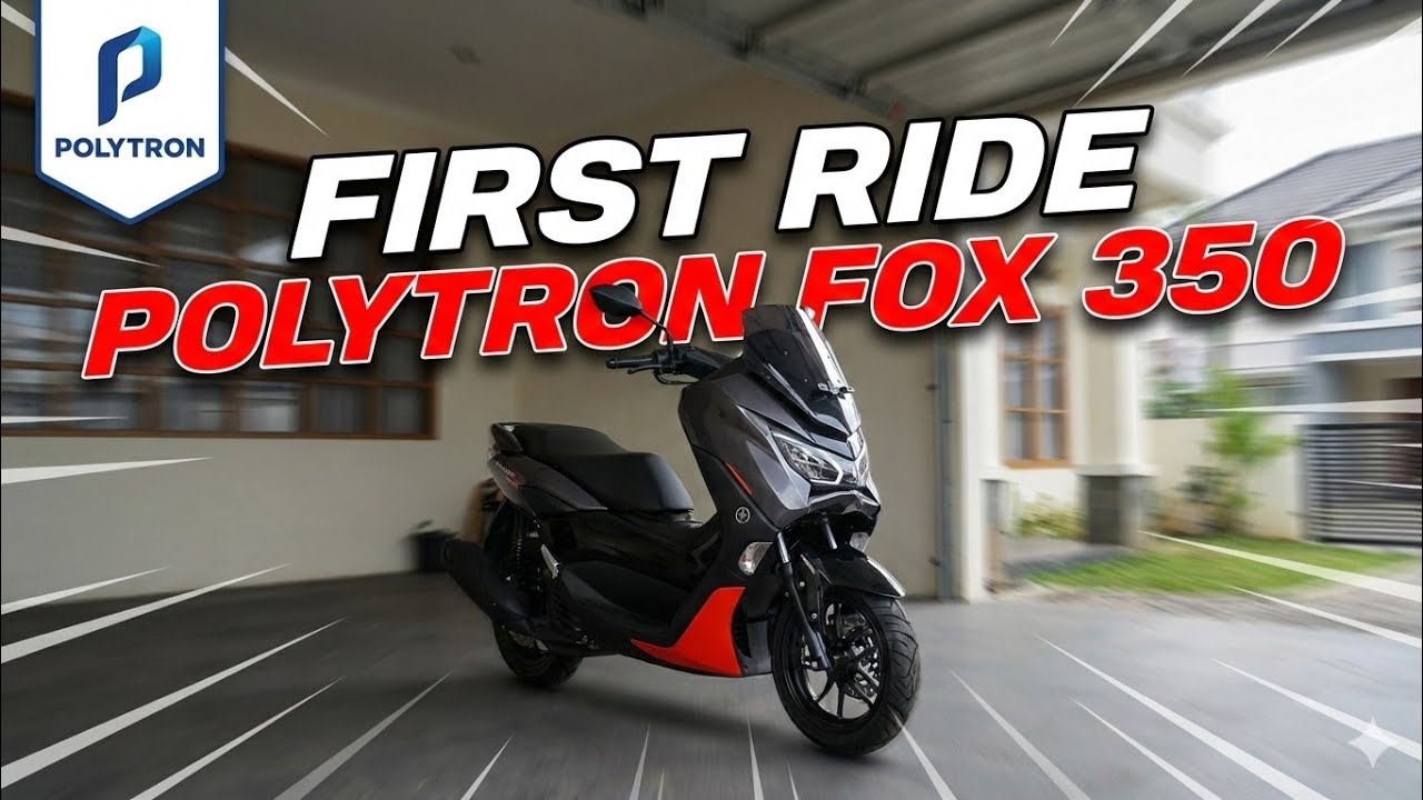Polytron Fox 350 First Ride #viral #trending #polytron - YouTube